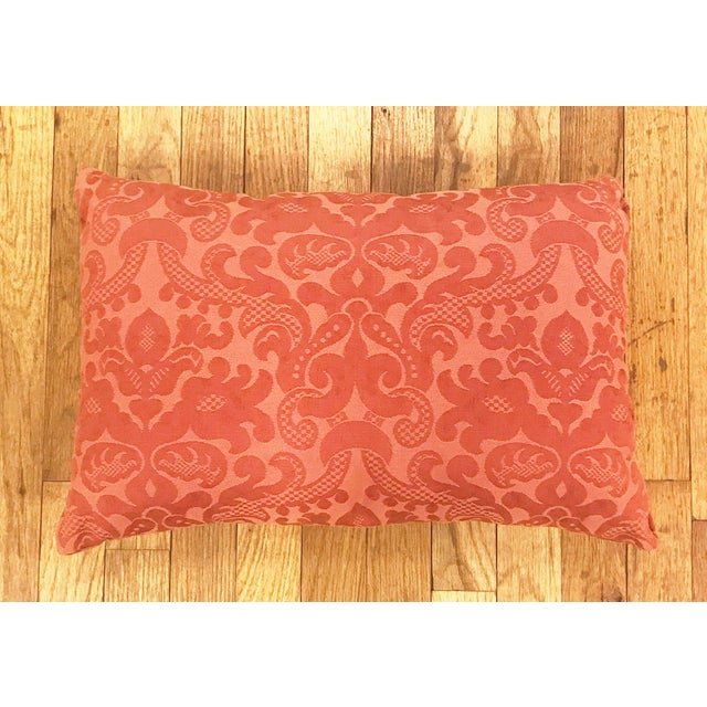 Vintage French Floral Textile Pillow Chairish