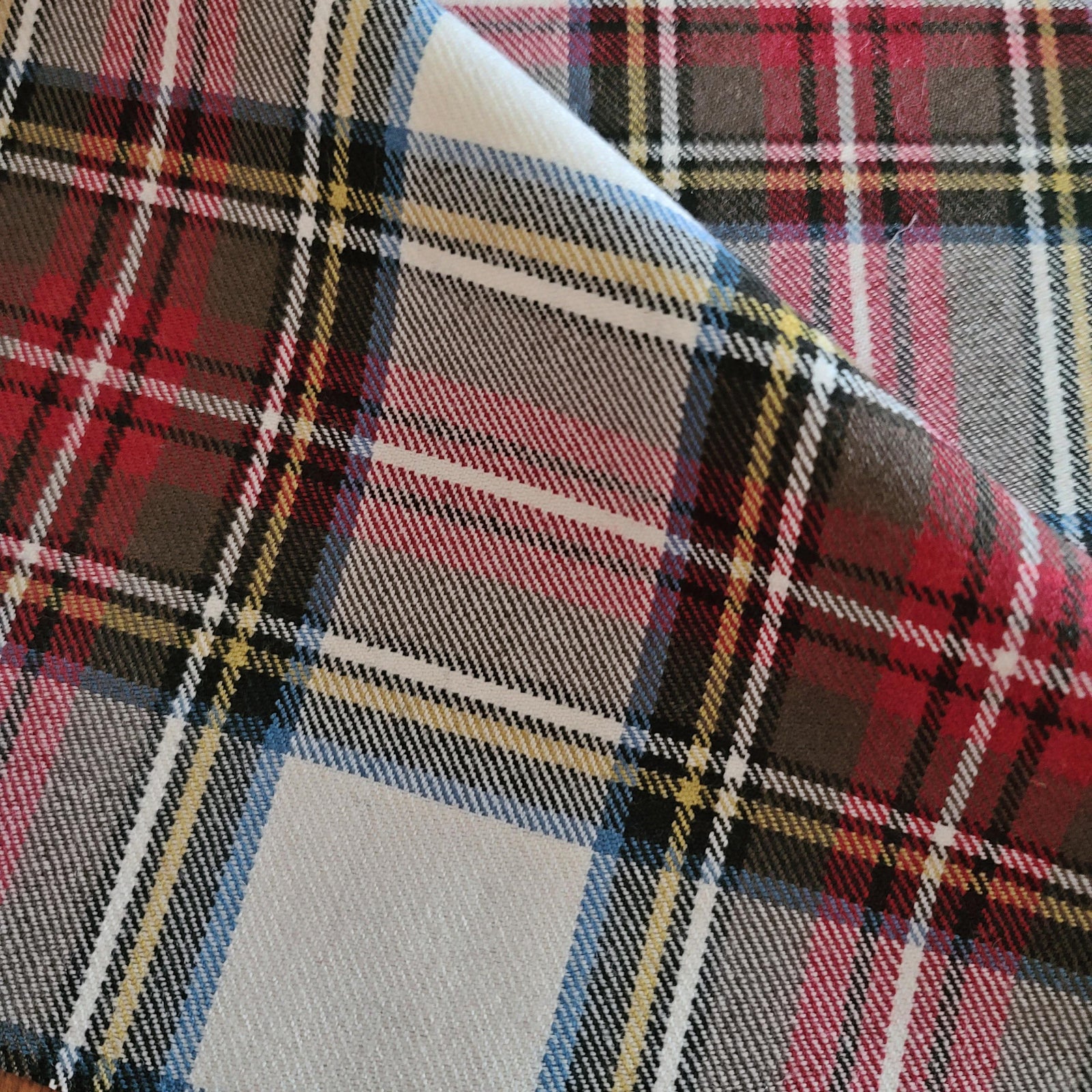 Ralph Lauren Wool Plaid Designer Fabric By The Yard Chairish