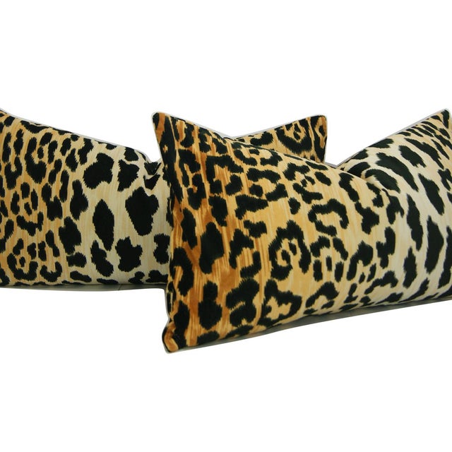 Leopard Print Velvet Pillow Cover Chairish