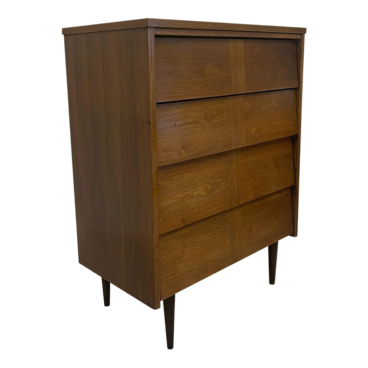 1970s Vintage Mid Century Modern Dresser With Dovetail Drawers Chairish