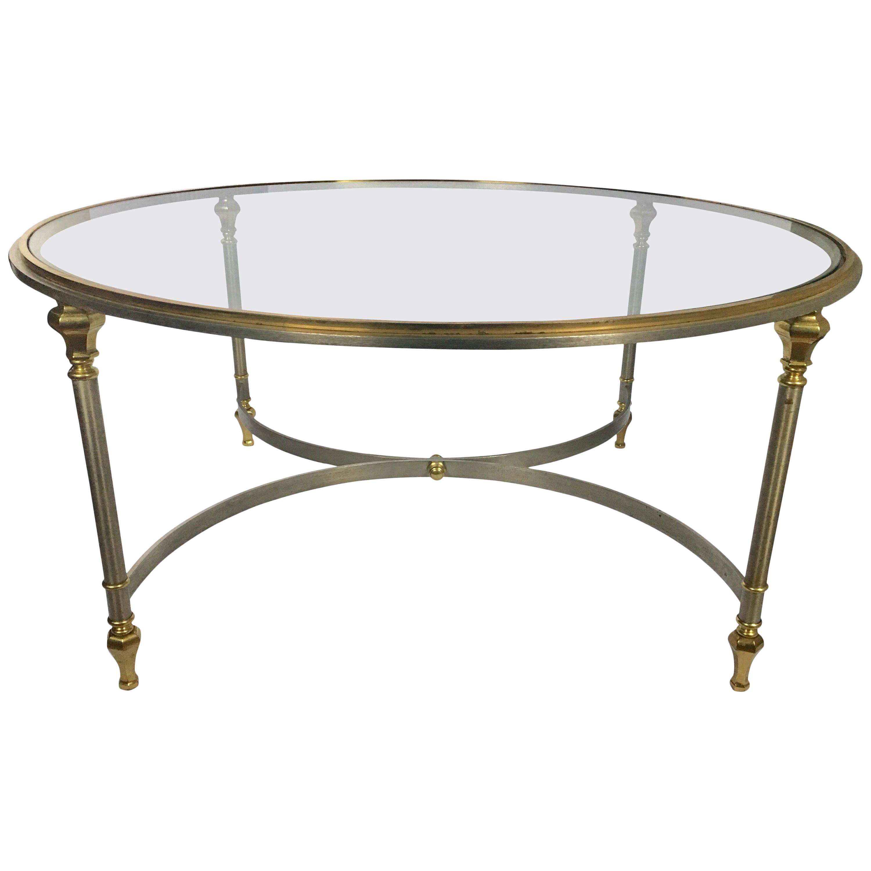 Circular Brass Coffee Table Ph