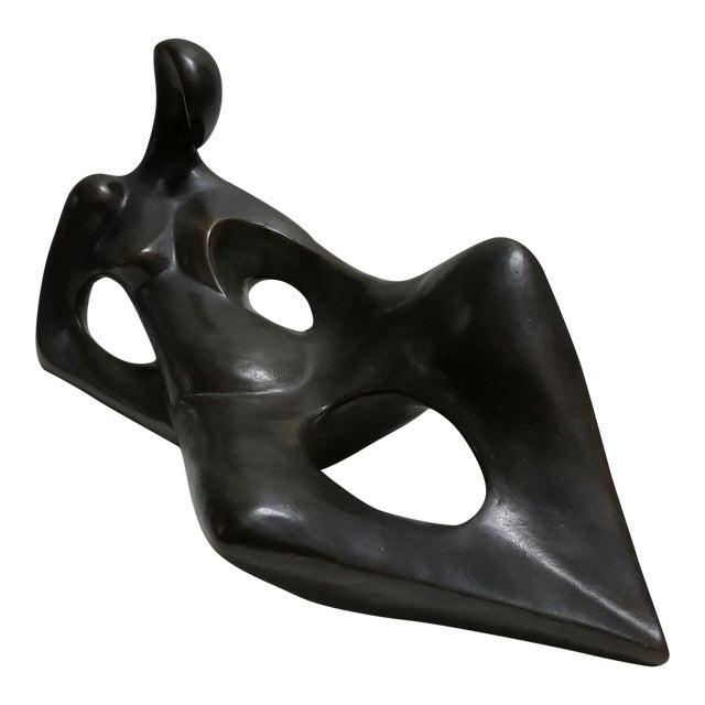 Mid Century Modernist Abstract Bronze Female Nude Sculpture Chairish