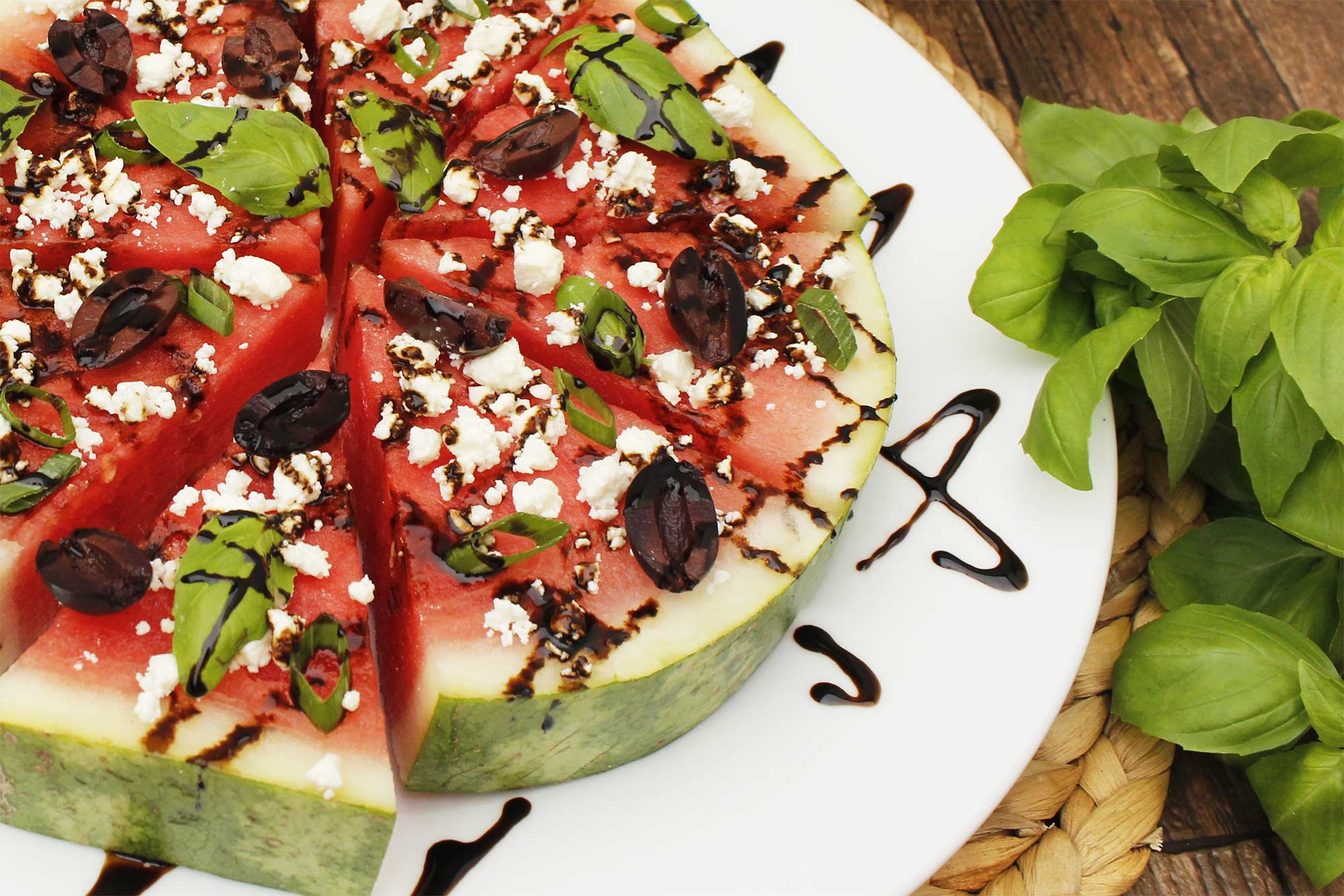 Farm Fresh To You Recipe Watermelon Feta And Balsamic Pizza