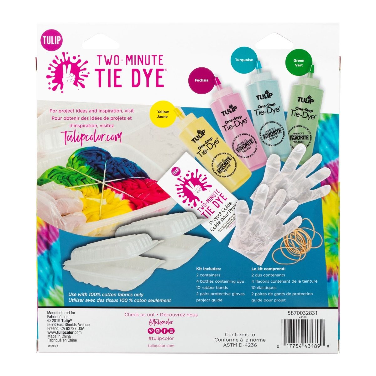 Fruit Punch 2 Minute Tie Dye Kit Cromartie Hobbycraft Limited