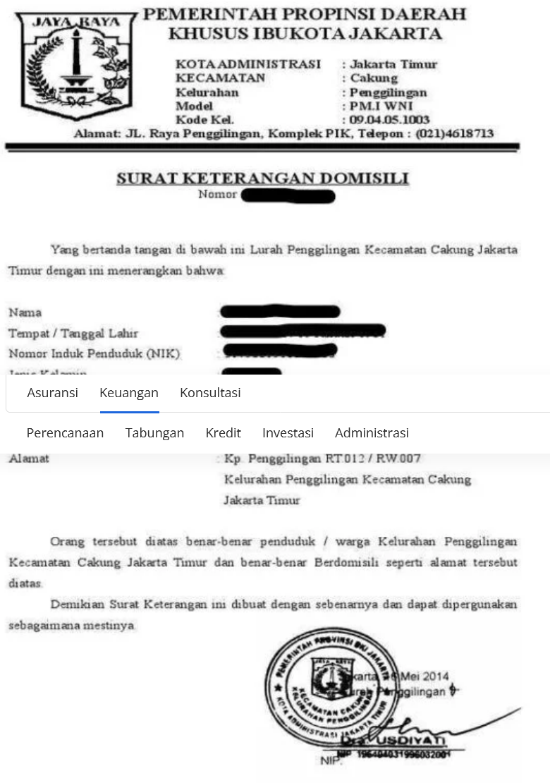 Contoh Surat Keterangan Domisili Yang Benar Dan Cara Mengurusnya