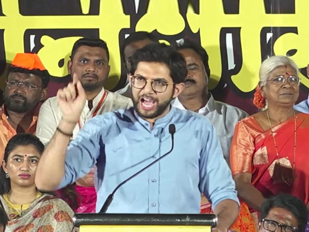 Aaditya Thackeray Live “मुंबईने देशाला मार्ग दाखवला शिवसेना म्हणजे