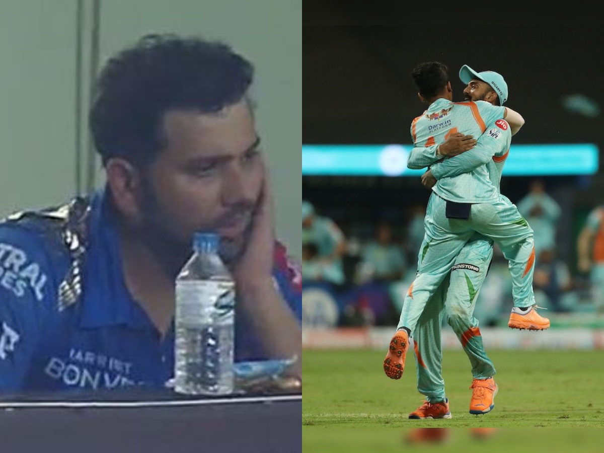 Rohit Sharma Ipl 2022 Mi Vs Lsg काय बोलू हेच कॅप्टनला सूचेना रोहित