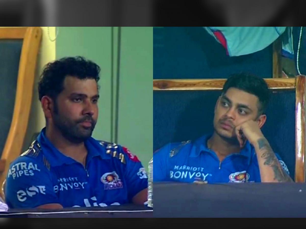 Rohit Sharma Ishan Kishan Sad Face Photos Viral Ipl 2022 Mumbai