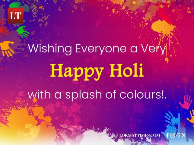 Happy Holi 2024 Wishes Images Messages Whatsapp Status To Share The