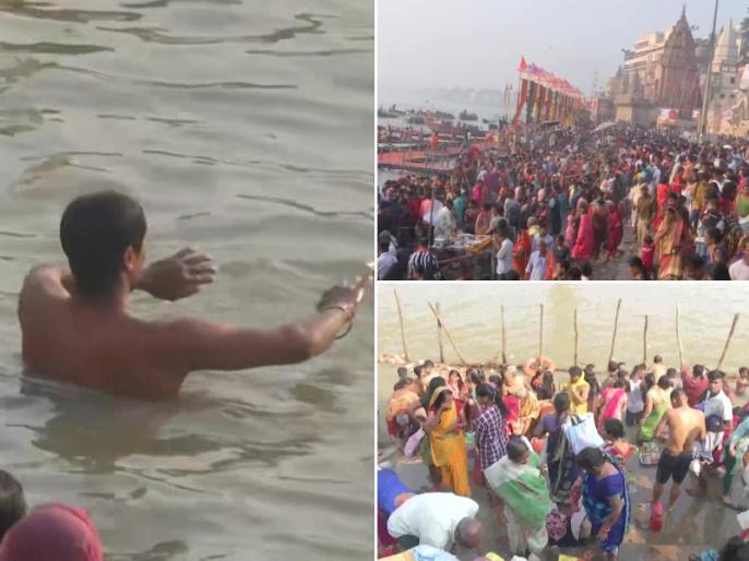 Kartik Purnima 2022 Lakhs Of Devotees Take A Dip Of Faith On Kartik