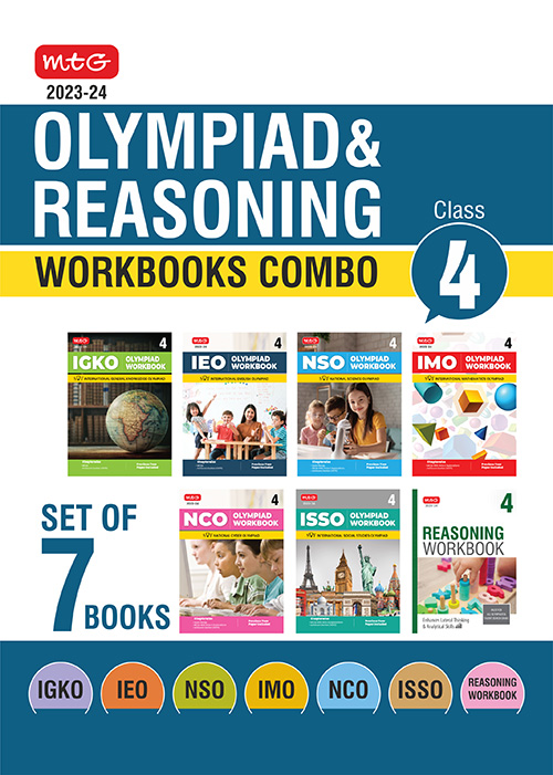 Class 4 Work Book And Reasoning Book Combo For Nso Imo Ieo Nco Igko