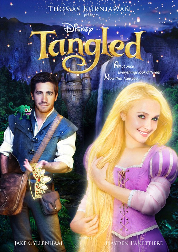 Disney Live Action Movie Posters Rapunzel Tangled Faxo