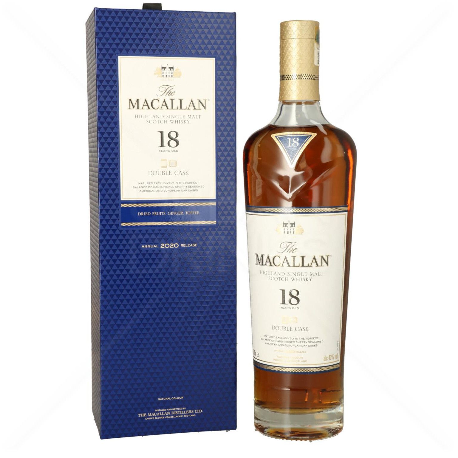 Macallan 18 Years Double Cask Scotch Malt Whisky 07l 43 Vol The