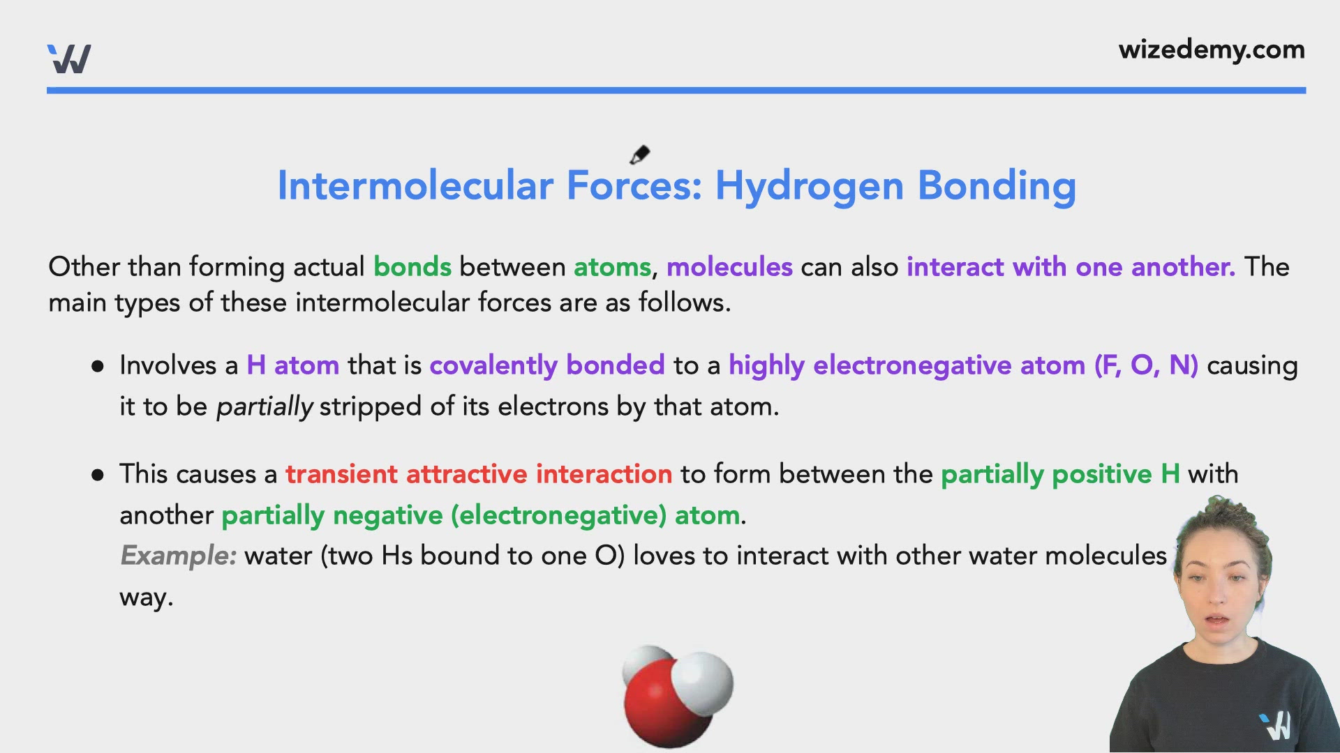 Hydrogen Bonding Examples