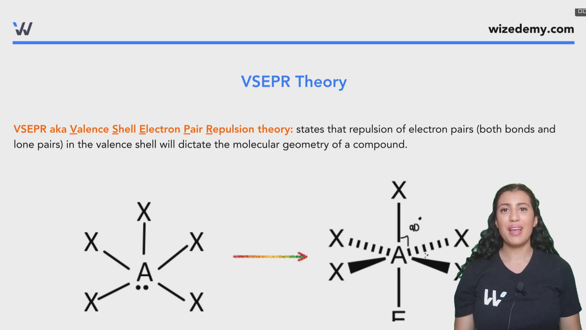 Determine The Geometries Using Vsepr Theory State The