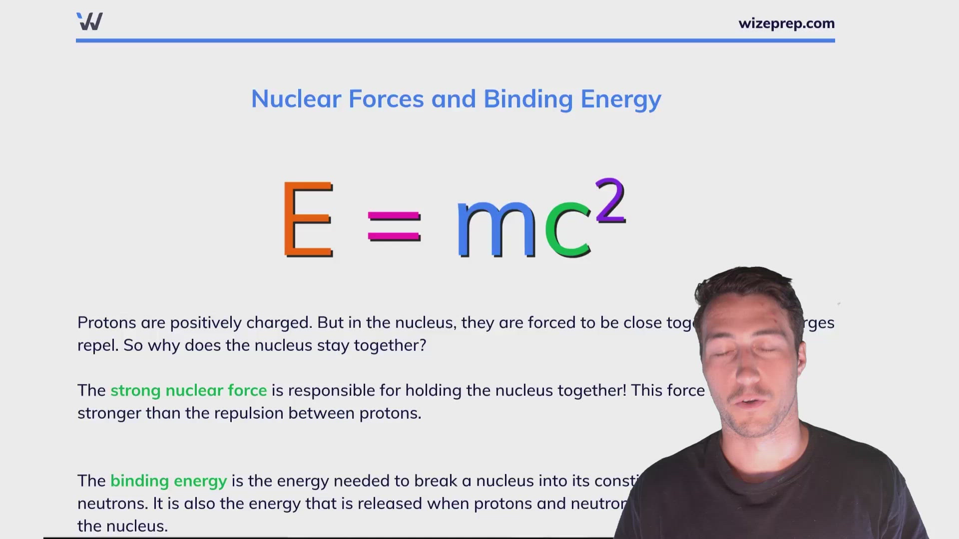 Nuclear Forces And Binding Energy Wize University Physics Textbook