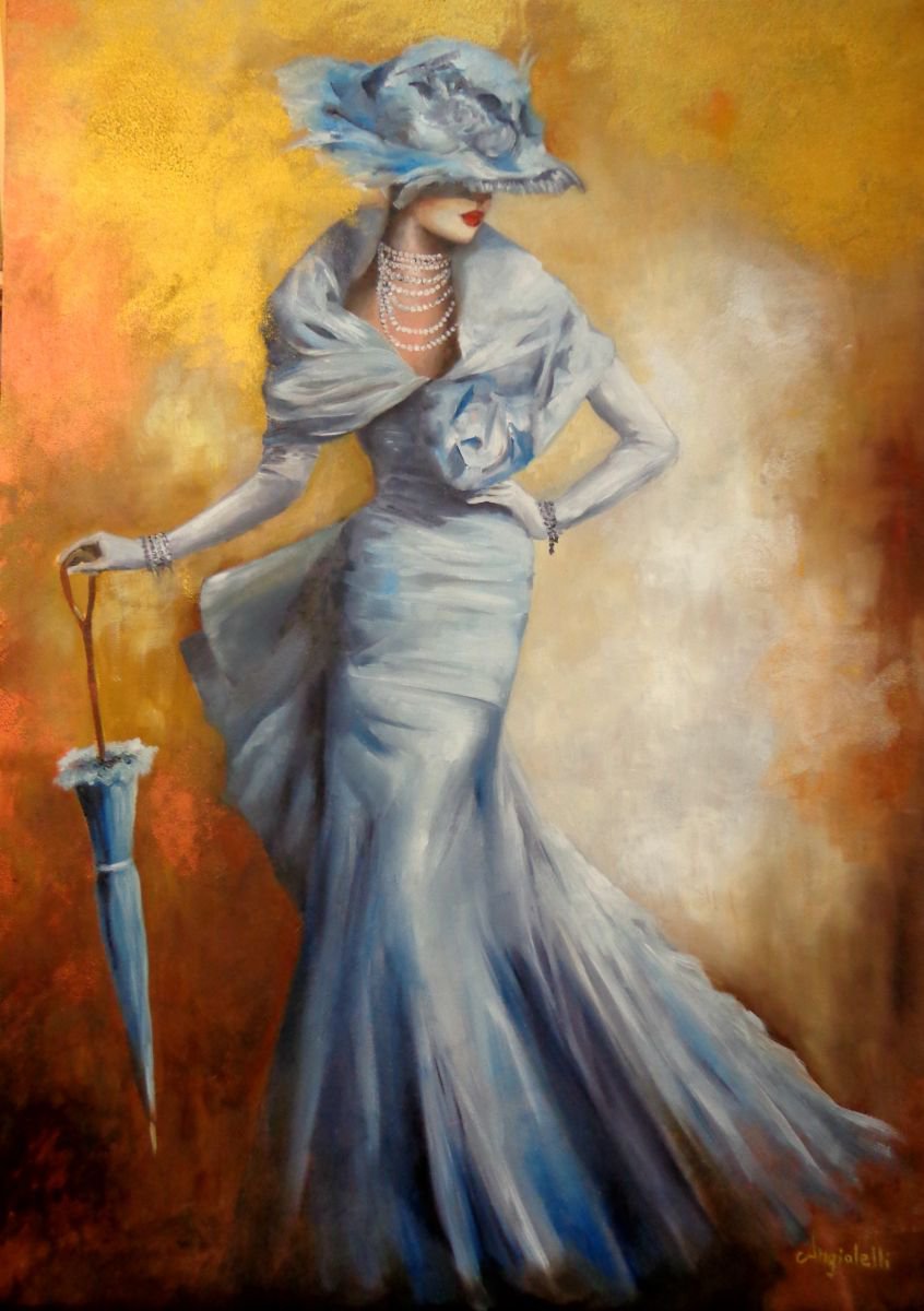 Elegance Oil Painting By Anna Rita Angiolelli Artfinder