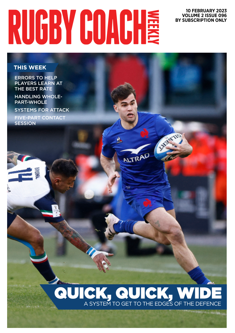 Rugby Coach Weekly Issue Library Rugby Coach Weekly Issue 96