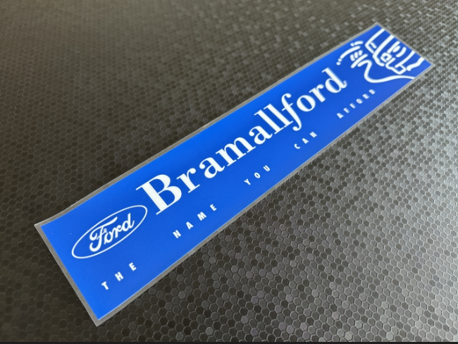 Bramall Ford Dealer Sticker Dmb Graphics Ltd