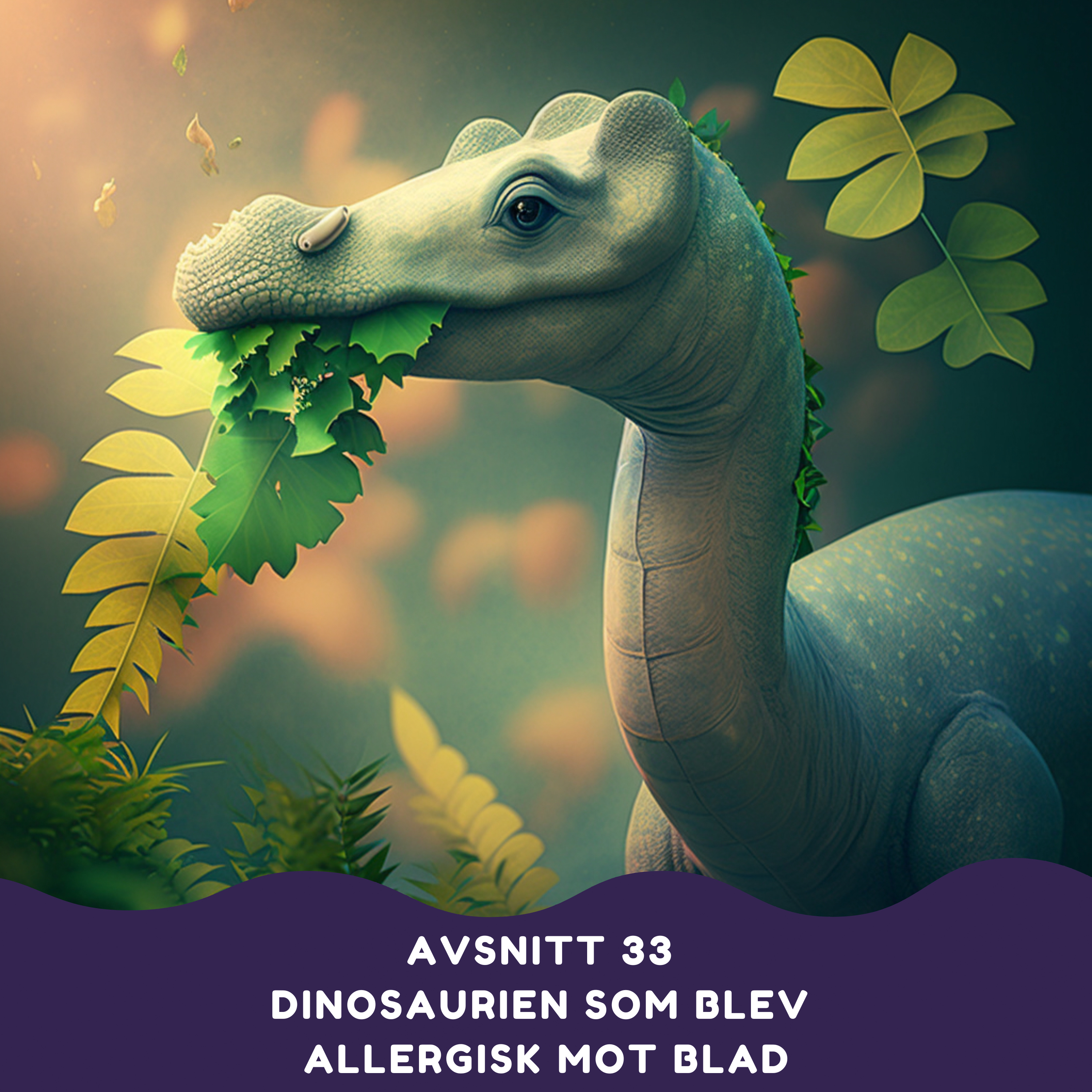 Dinosaurien Som Blev Allergisk Mot Blad Magiska Godnattsagor