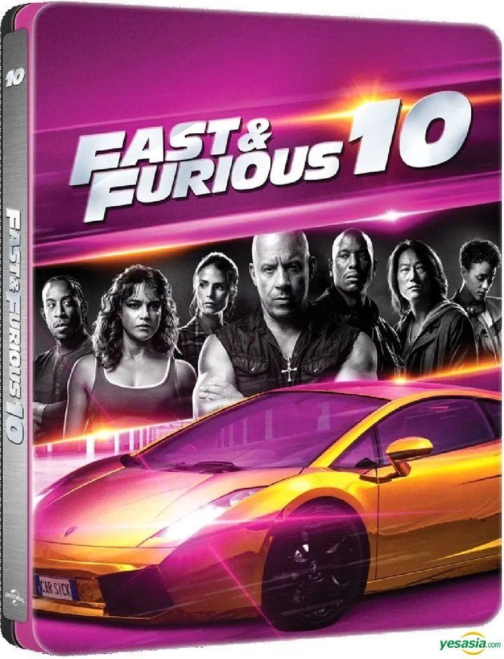 Yesasia Fast X 2023 4k Ultra Hd Blu Ray Poster Steelbook