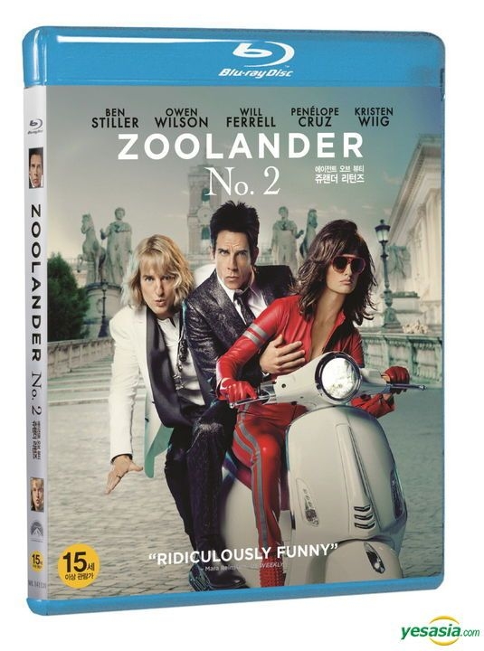 Yesasia Zoolander 2 Blu Ray Korea Version Blu Ray Owen Wilson