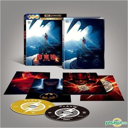 Yesasia The Flash 2023 4k Ultra Hd Blu Ray Steelbook Batcave