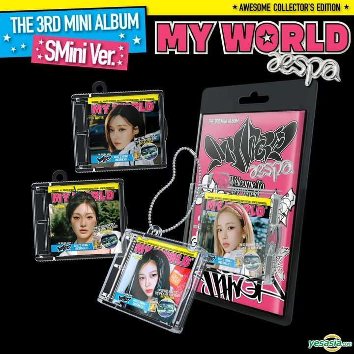 Yesasia Aespa Mini Album Vol 3 My World Smini Version Smart