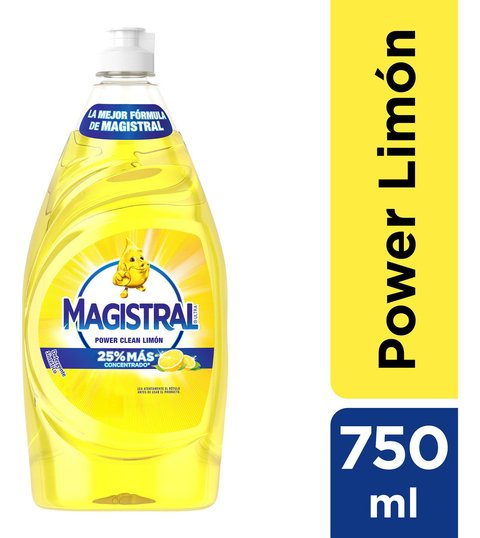 Detergente Lavavajillas Magistral Ultra Limón X 500ml