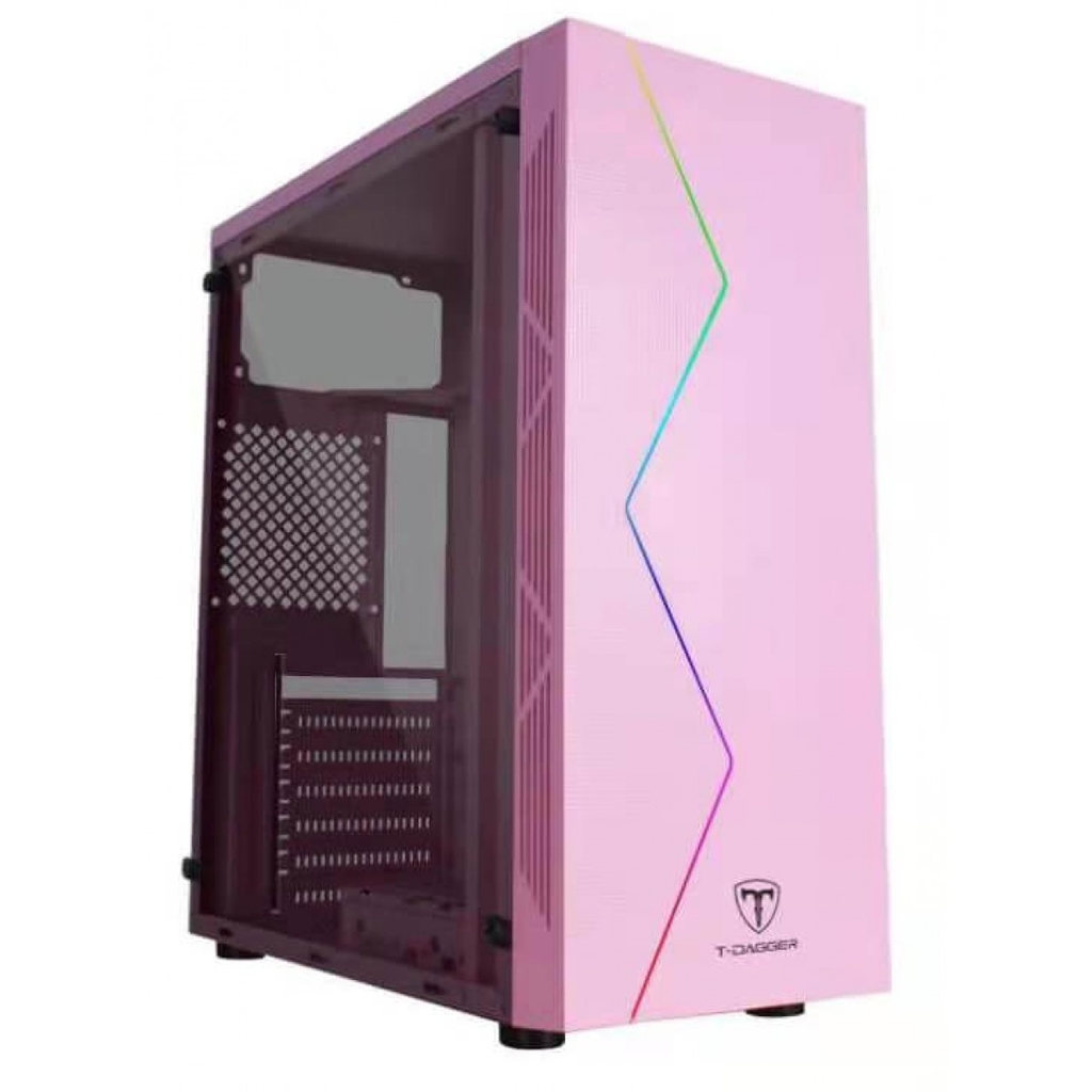 Gabinete Gamer Tgc P03p Rosa Expresso Do Computador