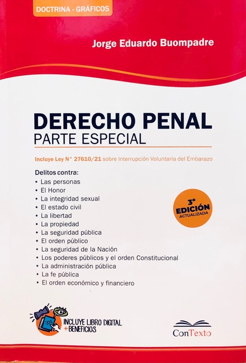 Derecho Penal Parte Especial 2021 Buompadre Jorge