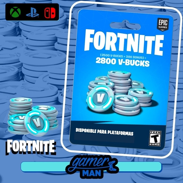 Fortnite 2800 Pavos V Bucks