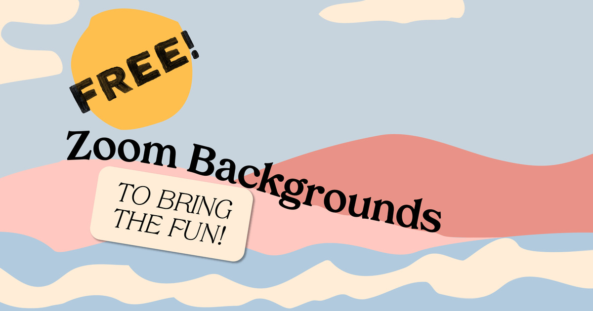 Free Zoom Virtual Background Graphics To Bring The Fun Creative Market