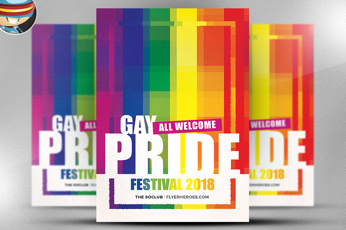 Gay Pride Festival Flyer Template ~ Flyer Templates On Creative Market