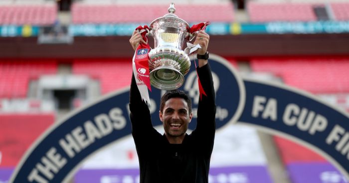 Arteta Hints At Aubameyang Promise After First Arsenal Trophy As Coach