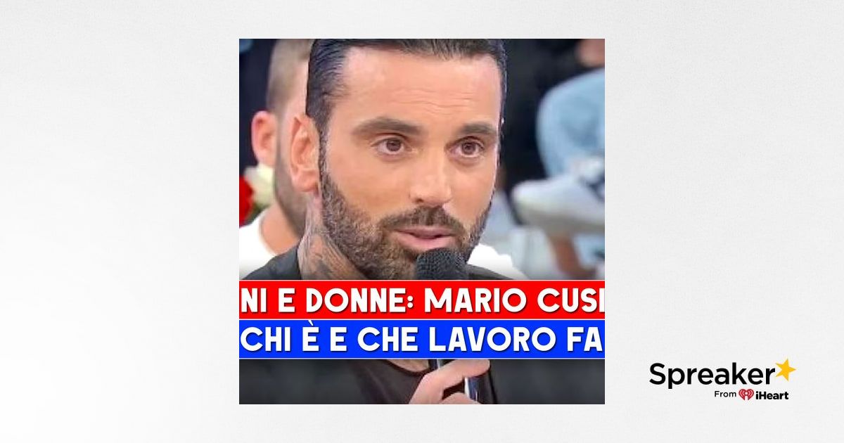 Uomini E Donne Chi È Mario Cusitore Il Corteggiatore Di Ida Platano