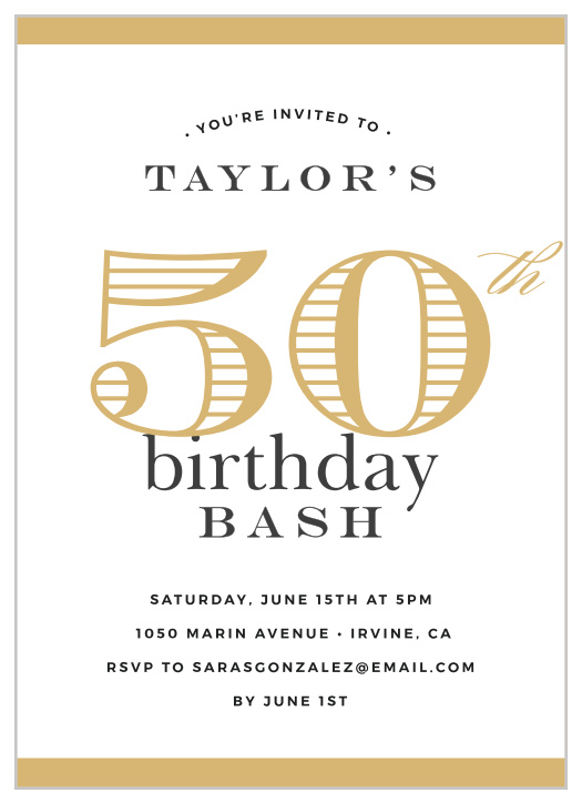 Milestone Birthday Party Invitations Celebrate Big Life Moments