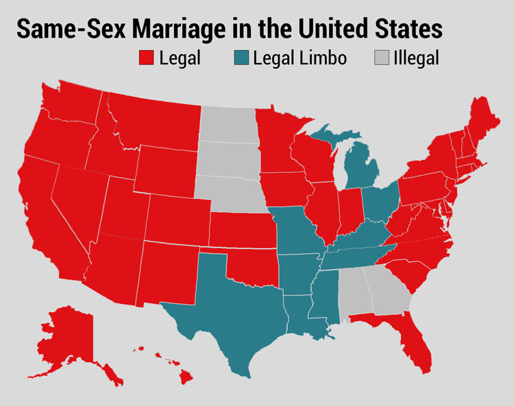 What States Is Same Sex Marriage Banned 2024 Binni Cherlyn