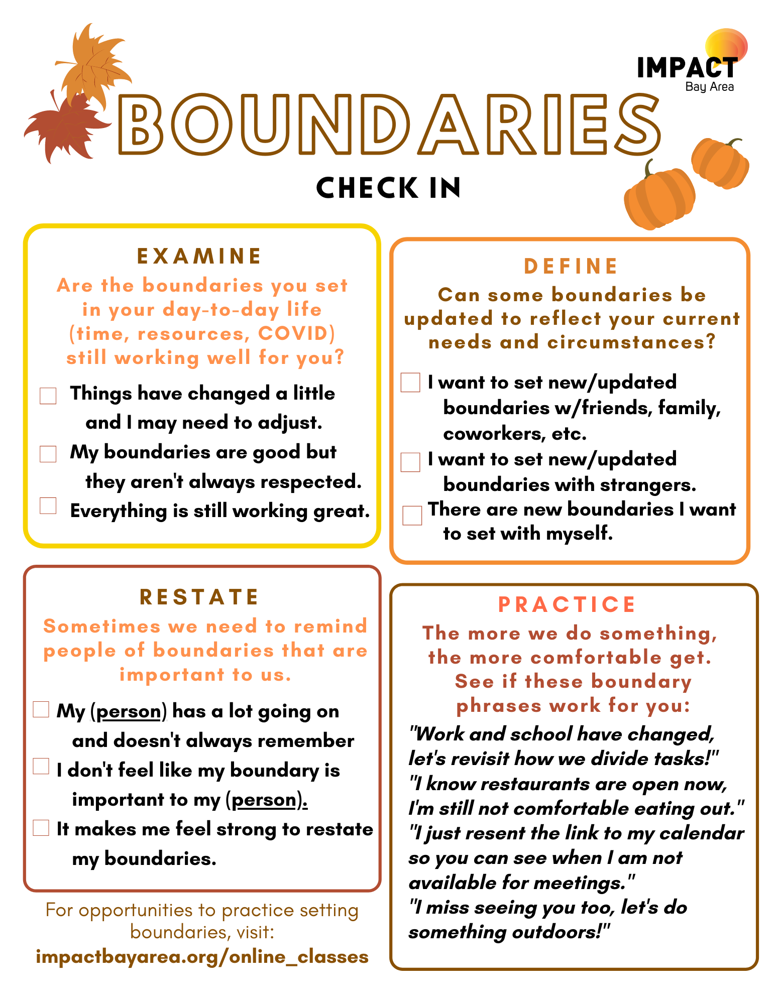 Boundaries Worksheets For Youth