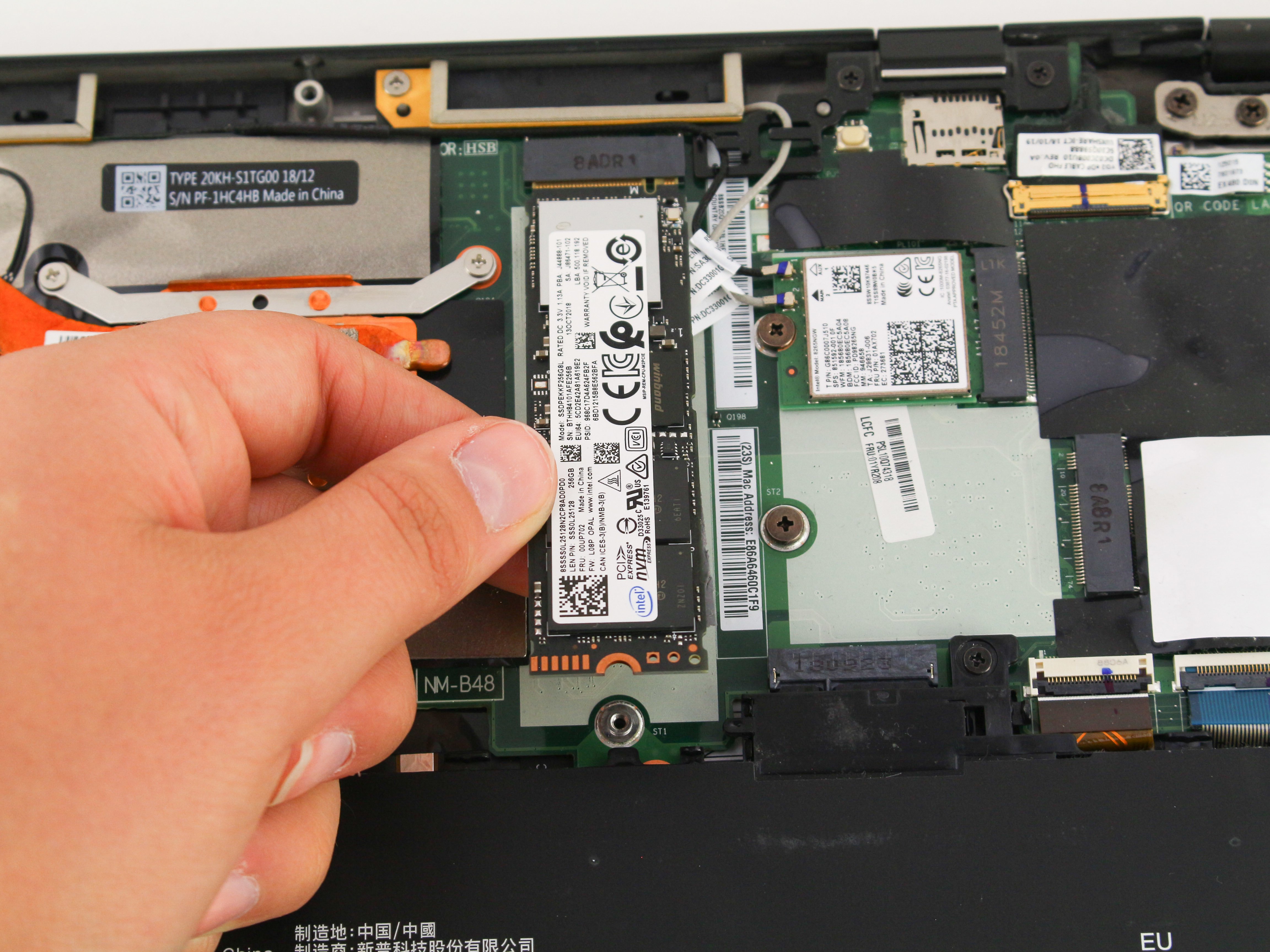 Lenovo Thinkpad X1 Carbon 6th Gen Ssd Replacement Ifixit Repair Guide