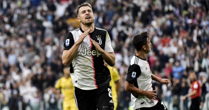 Watch Former Arsenal Star Aaron Ramsey Scores On Full Juventus Debut