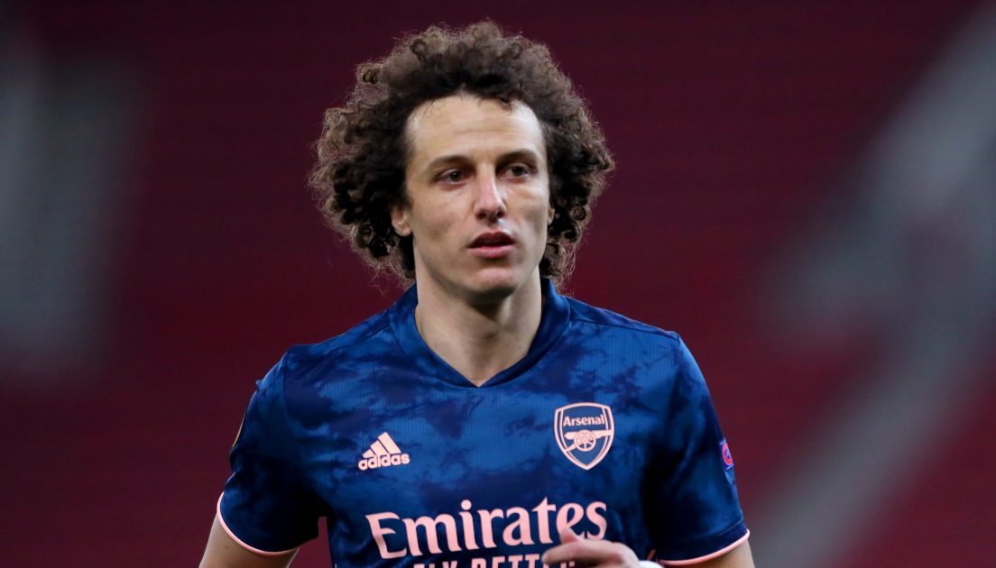 Watch David Luiz Gives Emotional Farewell Speech To Arsenal Team Mates