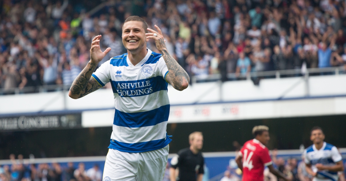 Lyndon Dykes Celebrates Scoring For Qpr July 2021 Planet Football