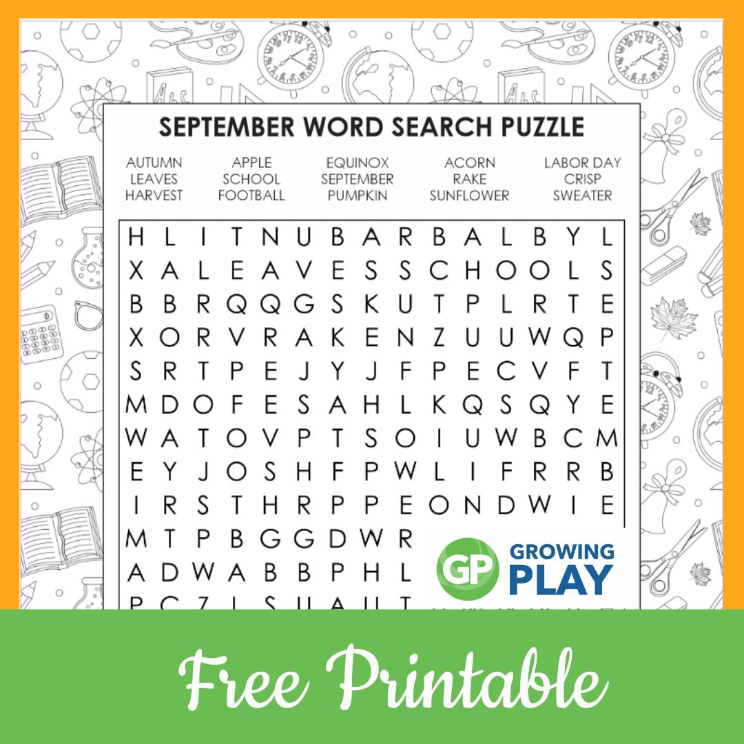 Printable Word Searches