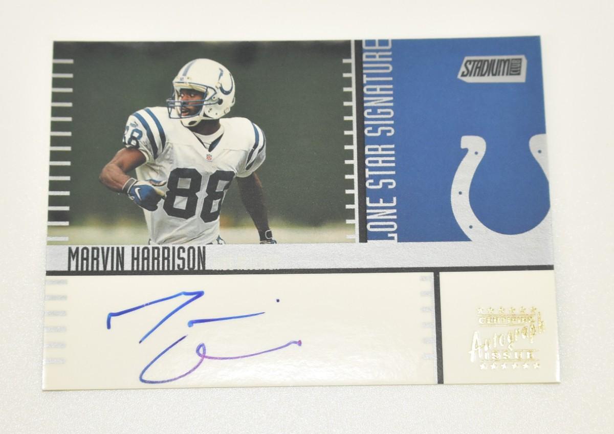 Marvin Harrison Autograph