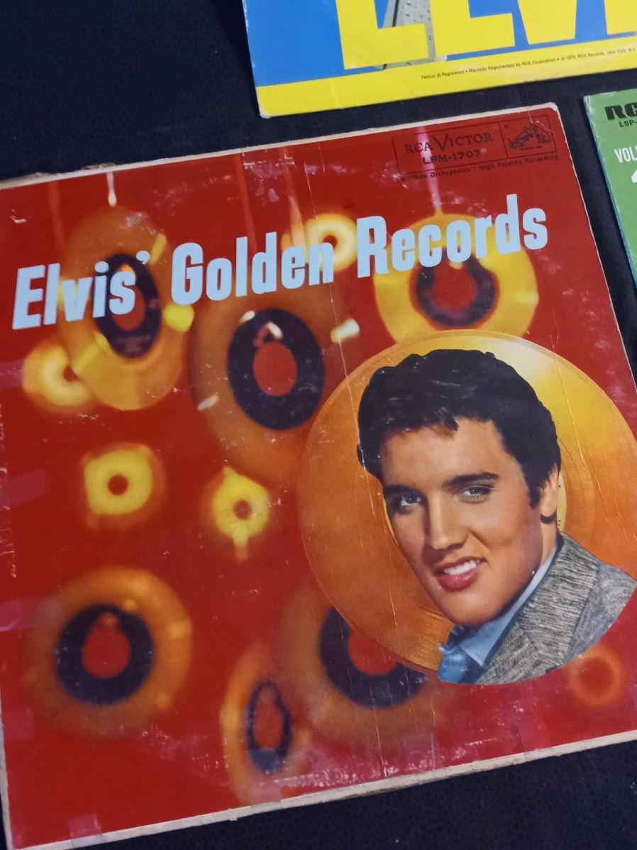 Lot 34 Elvis Presley Vinyl Record Albums