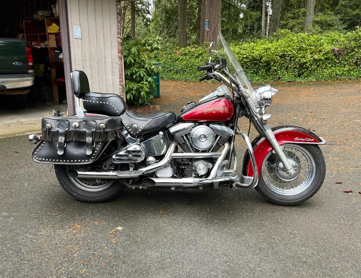 Classic 1988 Harley Davidson Heritage Softail Motorcycle Only 20k