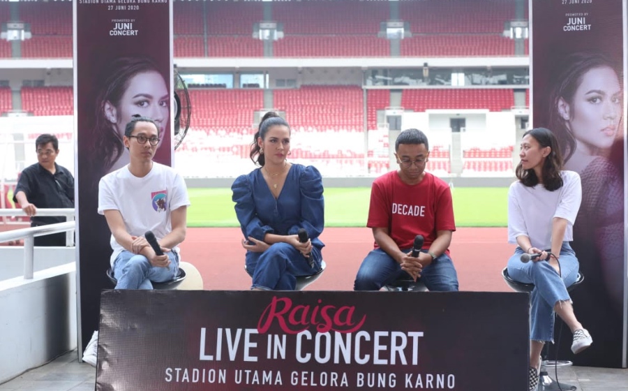 Raisa Penyanyi Wanita Pertama Yang Gelar Konser Di Stadion Gbk Jakarta