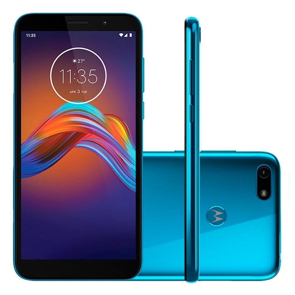 Smartphone Motorola Moto E6 Play Xt2029 Azul Metálico Multisom