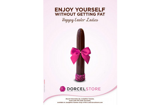 Mademoiselle Scarlett Creates Ad For Chocolate Dildo Lbbonline